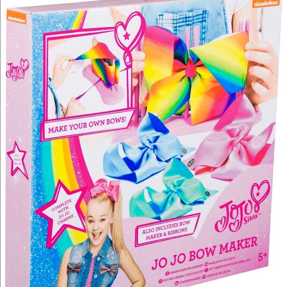 Jo-Jo | Accessories | Jojo Siwa Bow Maker With Ribbons And Charms ...
